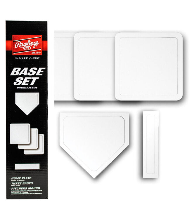 Rawlings Bases Set 5 Piece | Baseball & Softball – Baseline Sports